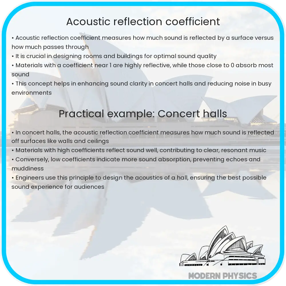 Acoustic Reflection Coefficient Measurement Surfaces And Acoustics
