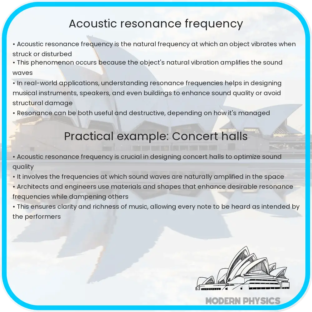 Acoustic Resonance Frequency | Properties, Uses & Theory
