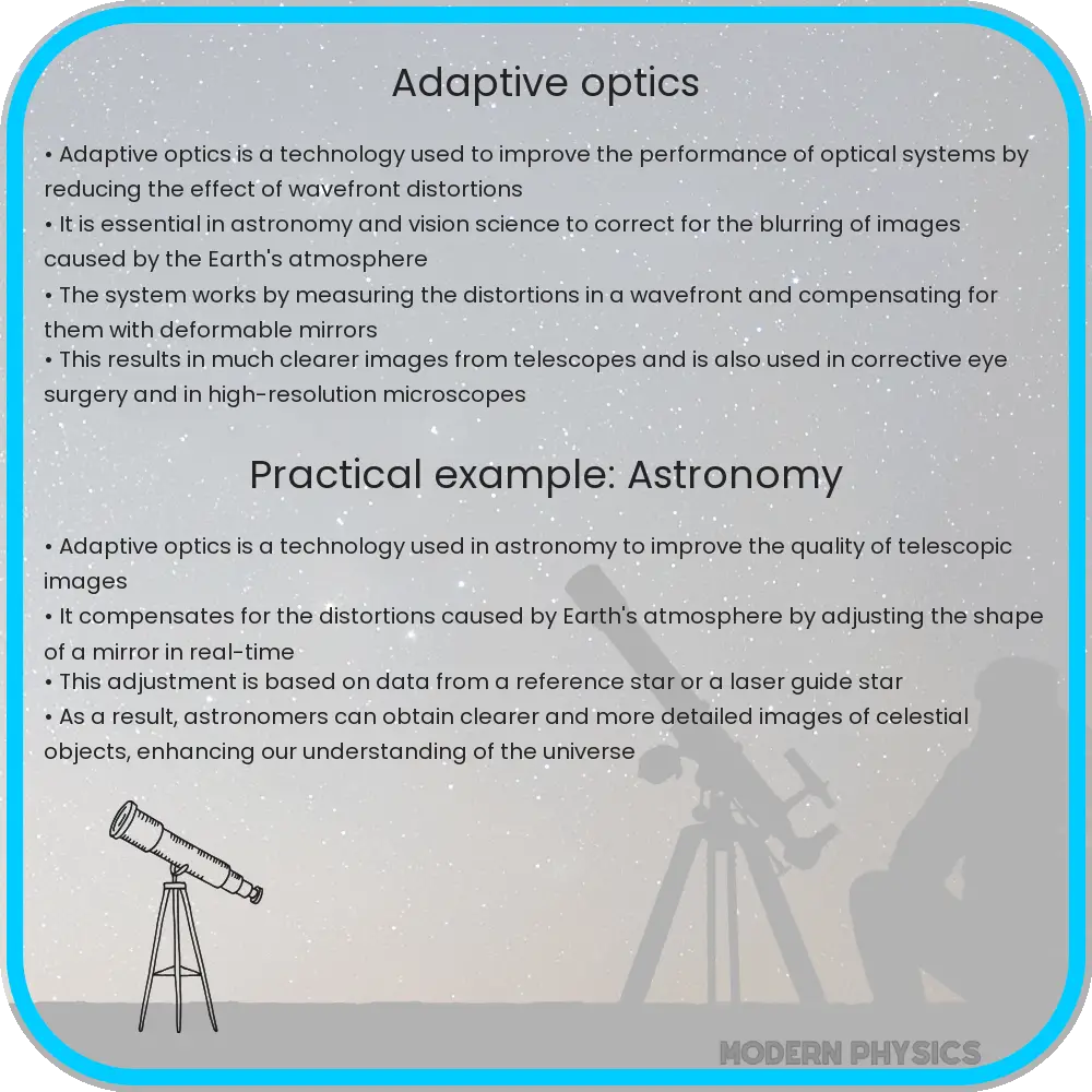Adaptive Optics Enhancing Astronomy Clarity And Resolution