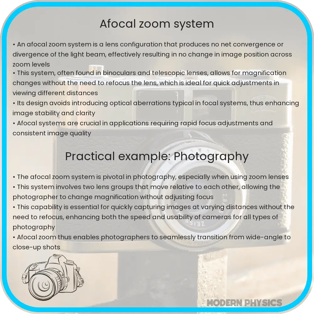 Afocal Zoom System | Clarity, Magnification & Versatility
