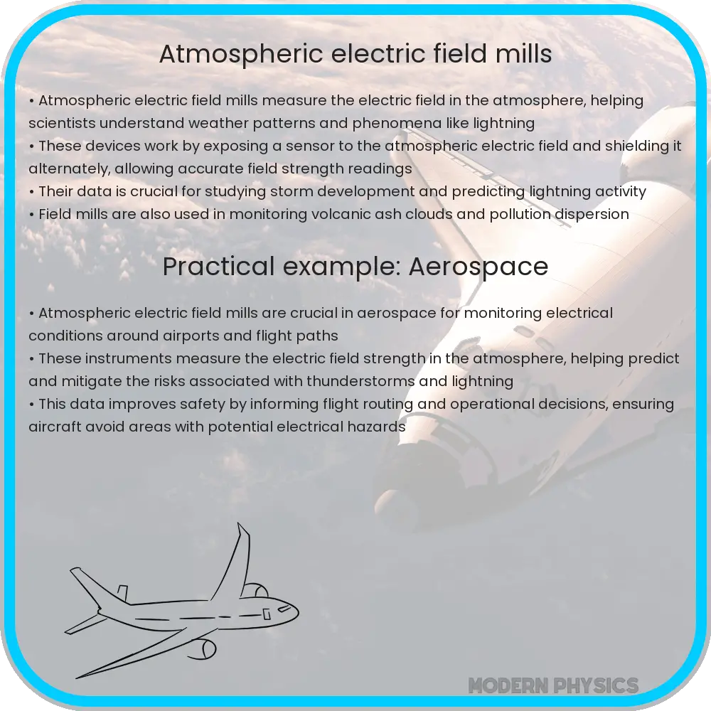 Atmospheric Electric Field Mills | Precision, Analysis & Forecasting