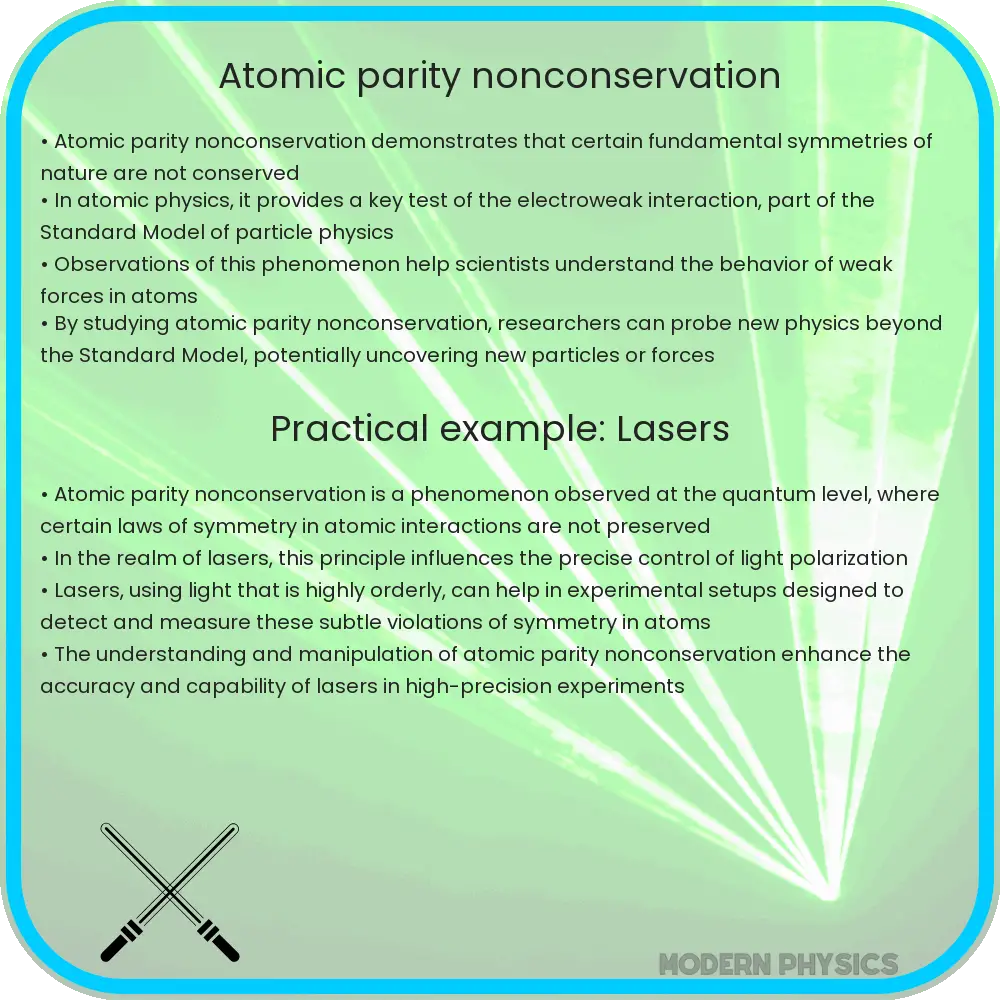 Atomic Parity Nonconservation | Overview & Impact