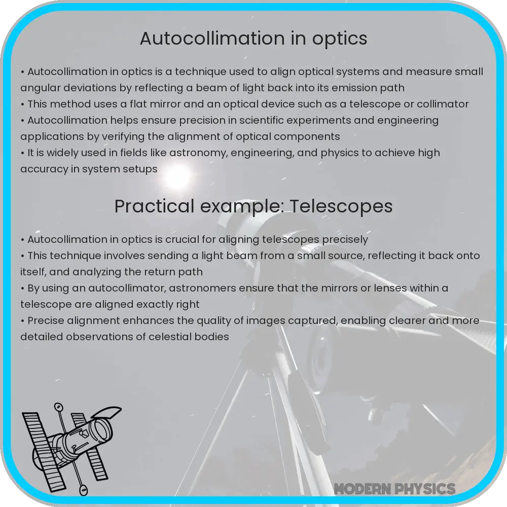 Autocollimation in Optics | Precision, Alignment & Measurement Techniques