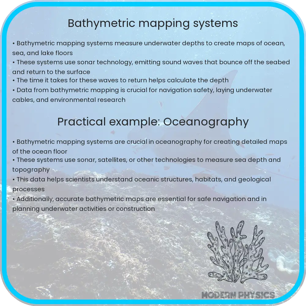 Bathymetric Mapping Systems Precision Depth And Data Analysis