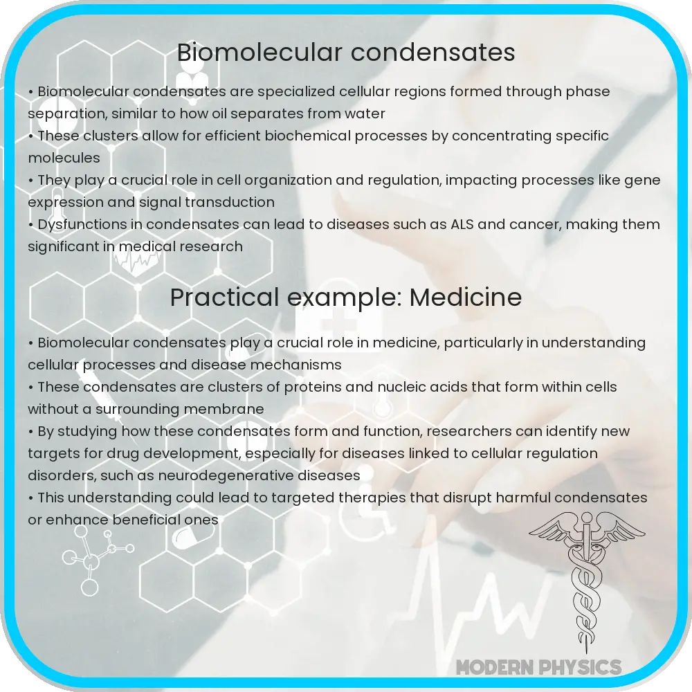 Biomolecular Condensates | Principles, Functions & Dynamics