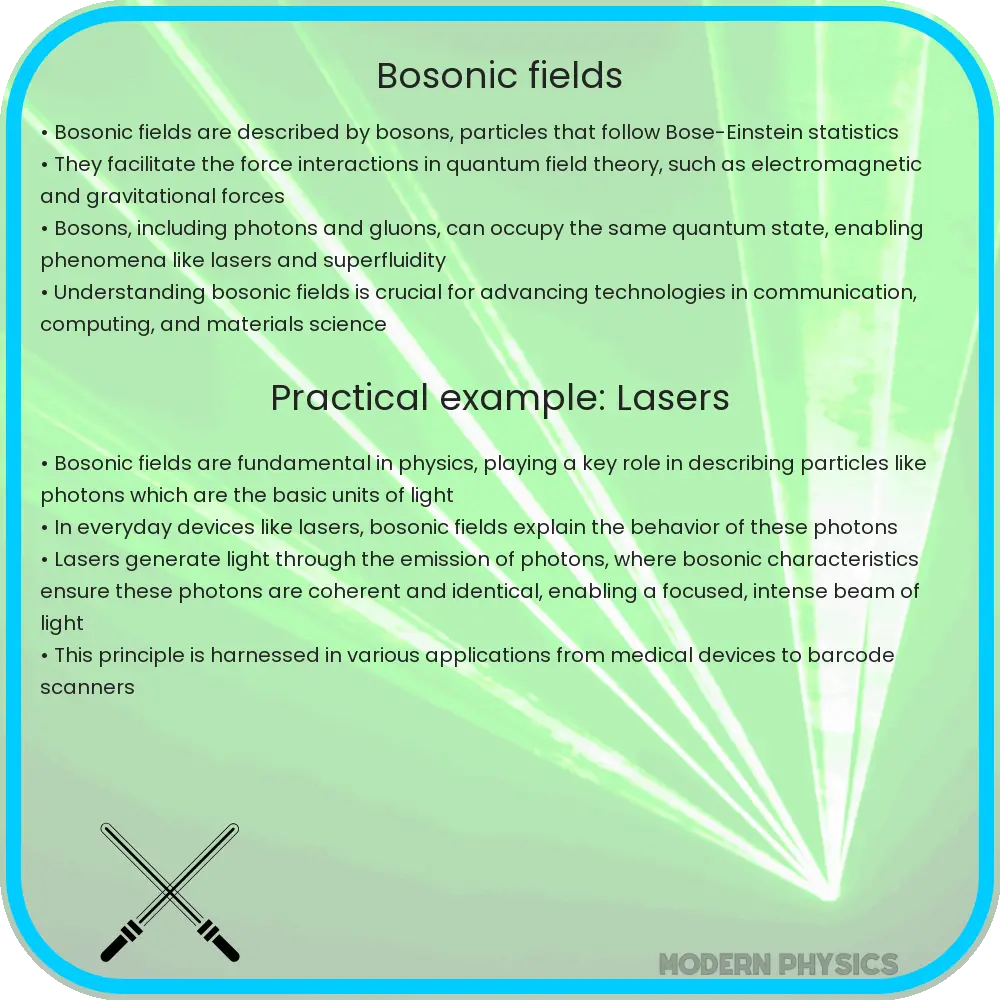 Bosonic Fields | QFT Foundations, Properties & Applications