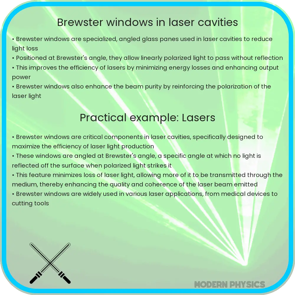 Brewster Windows | Laser Clarity, Durability & Optics