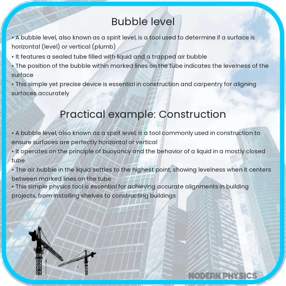 Bubble Level | Precision, Accuracy & Fluid Mechanics