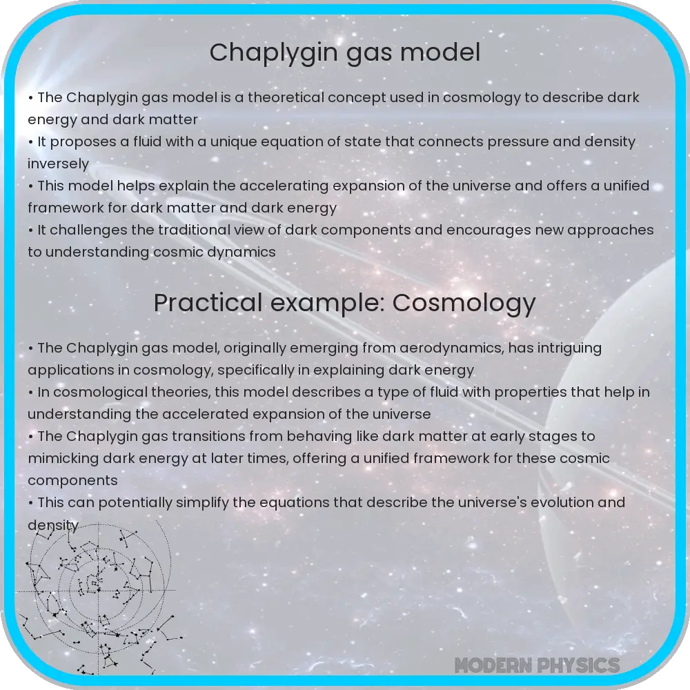 Chaplygin Gas Model | Cosmology Theory, Dark Energy & Universe Dynamics