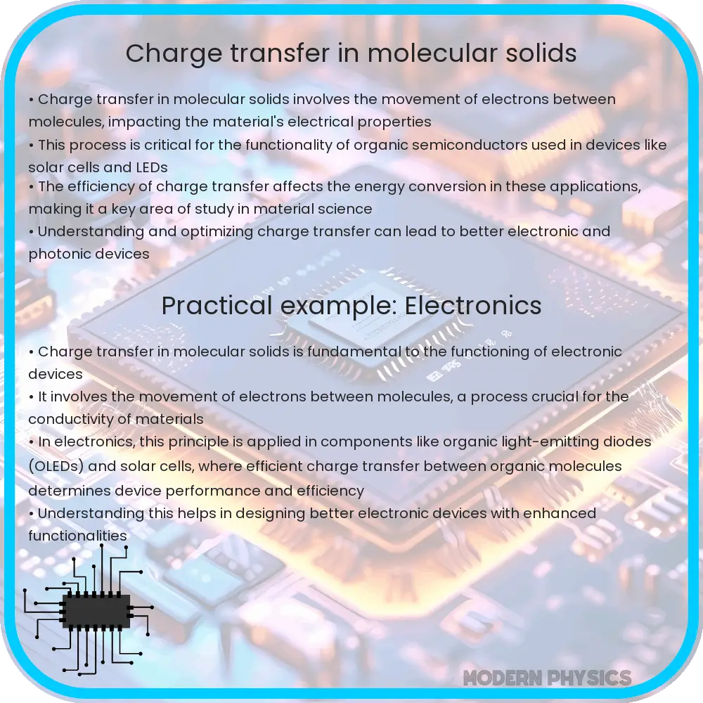 Charge Transfer in Molecular Solids | Mechanisms, Models & Applications