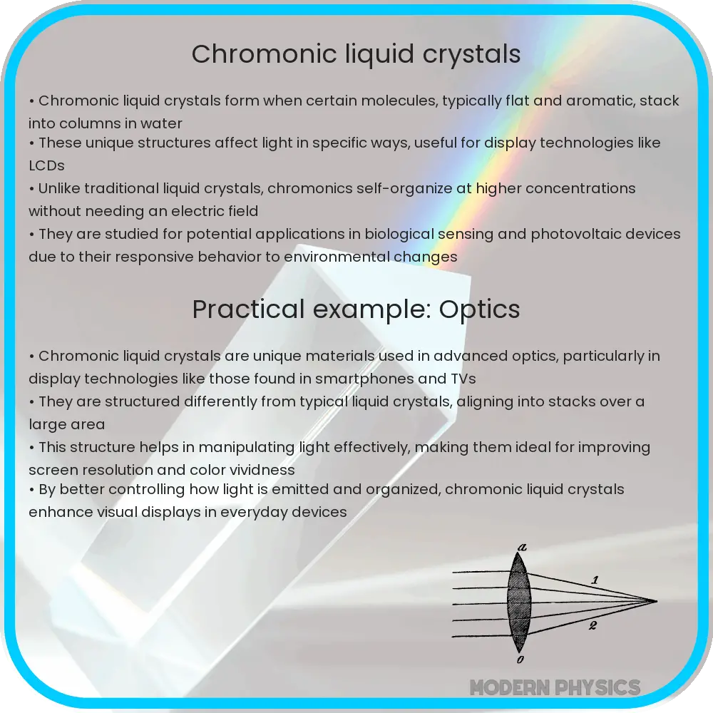 Chromonic Liquid Crystals | Structure, Dynamics & Applications