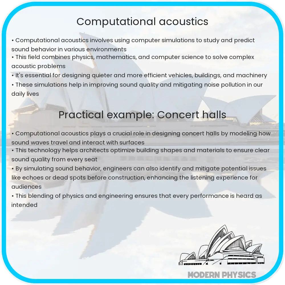 Computational Acoustics | Simulations, Wave Analysis & Design Computational Acoustics | Simulations, Wave Analysis & Design