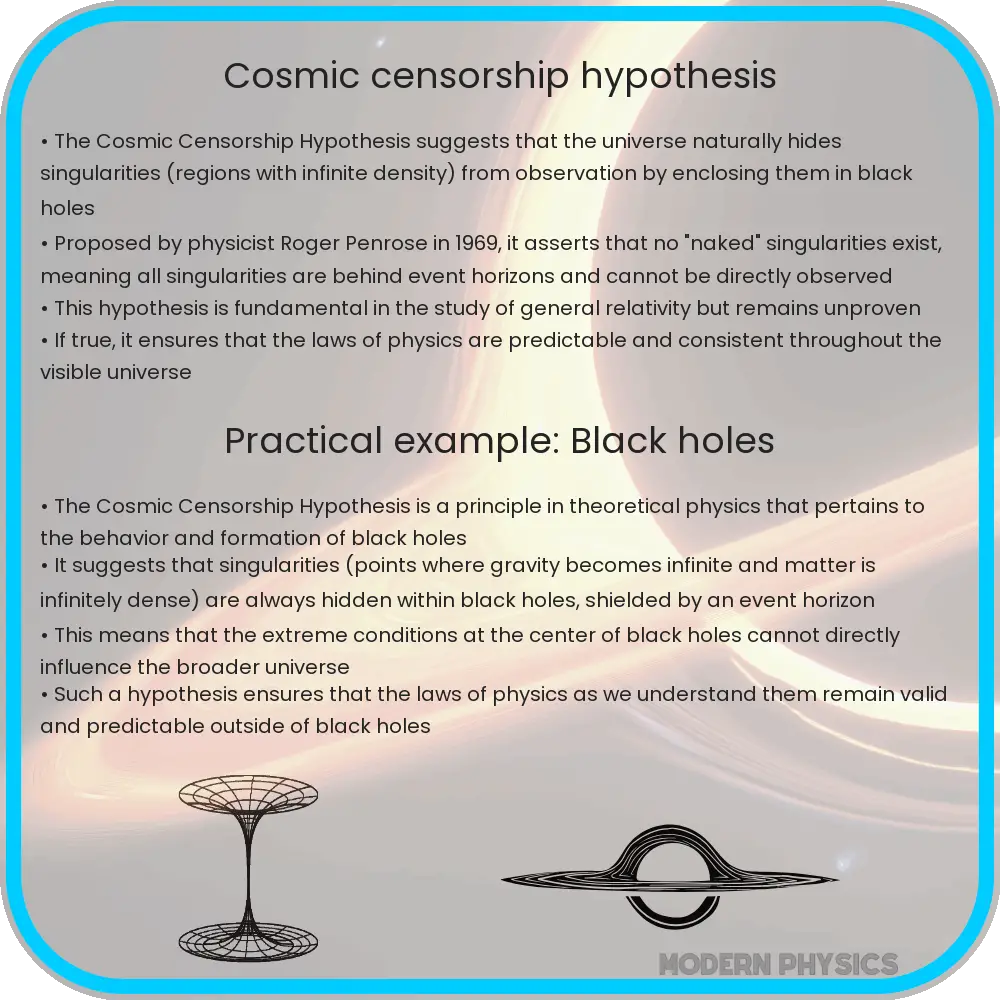 Cosmic Censorship Hypothesis | Debates, Evidence & Cosmology