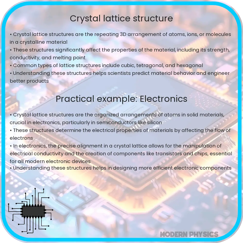 Crystal Lattice Structure | Analysis, Mechanics & Form Crystal Lattice Structure | Analysis, Mechanics & Form