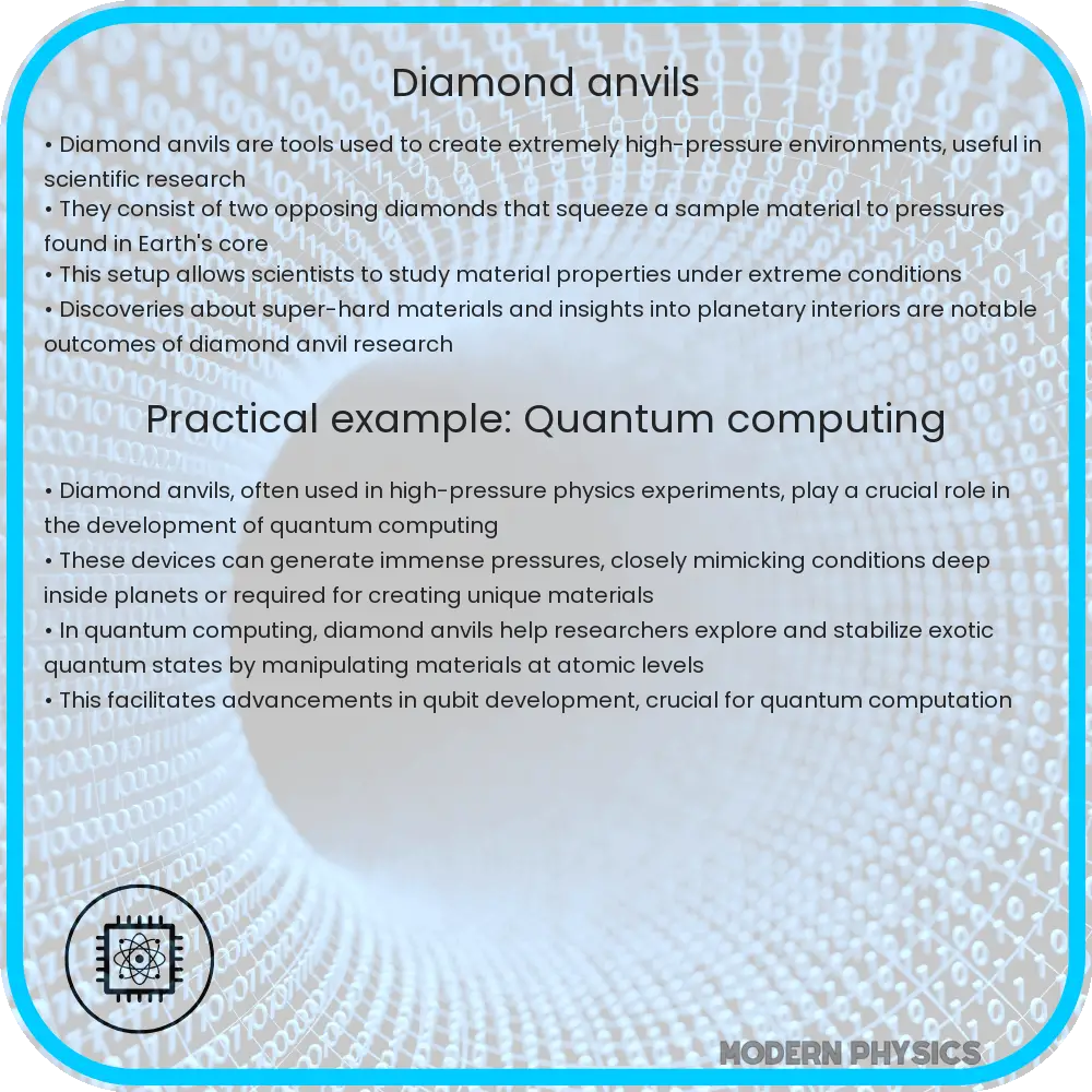 Diamond Anvils | High-Pressure, Durability & Precision