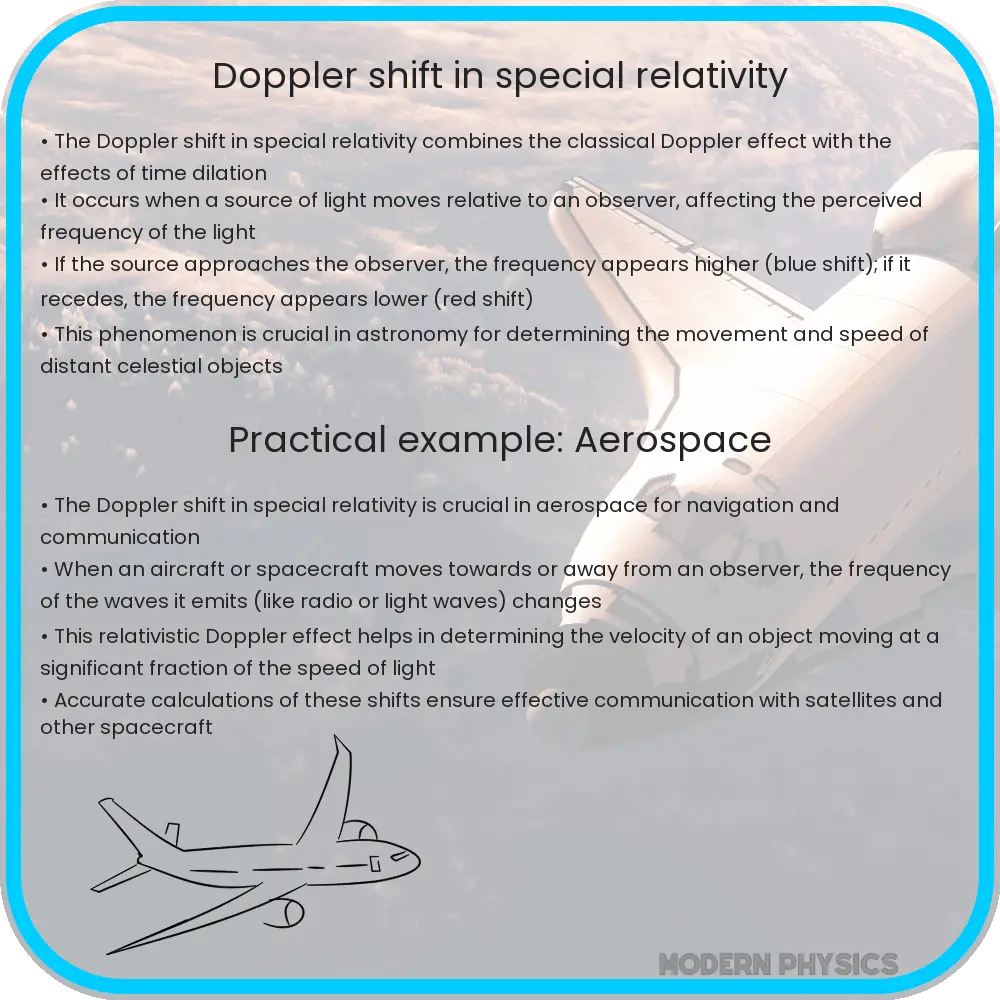 Doppler Shift In Special Relativity Concepts Applications And Effects