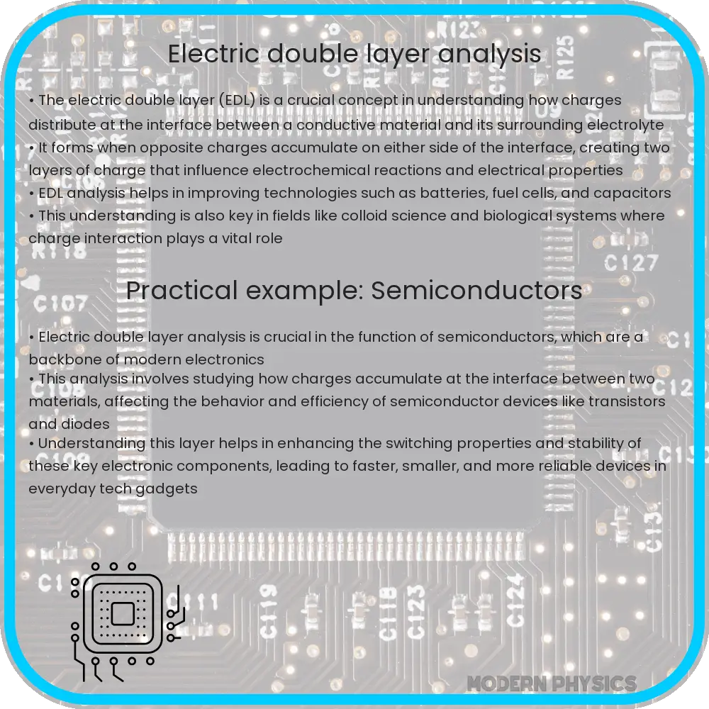 Electric Double Layer Analysis Precision Application And Theory