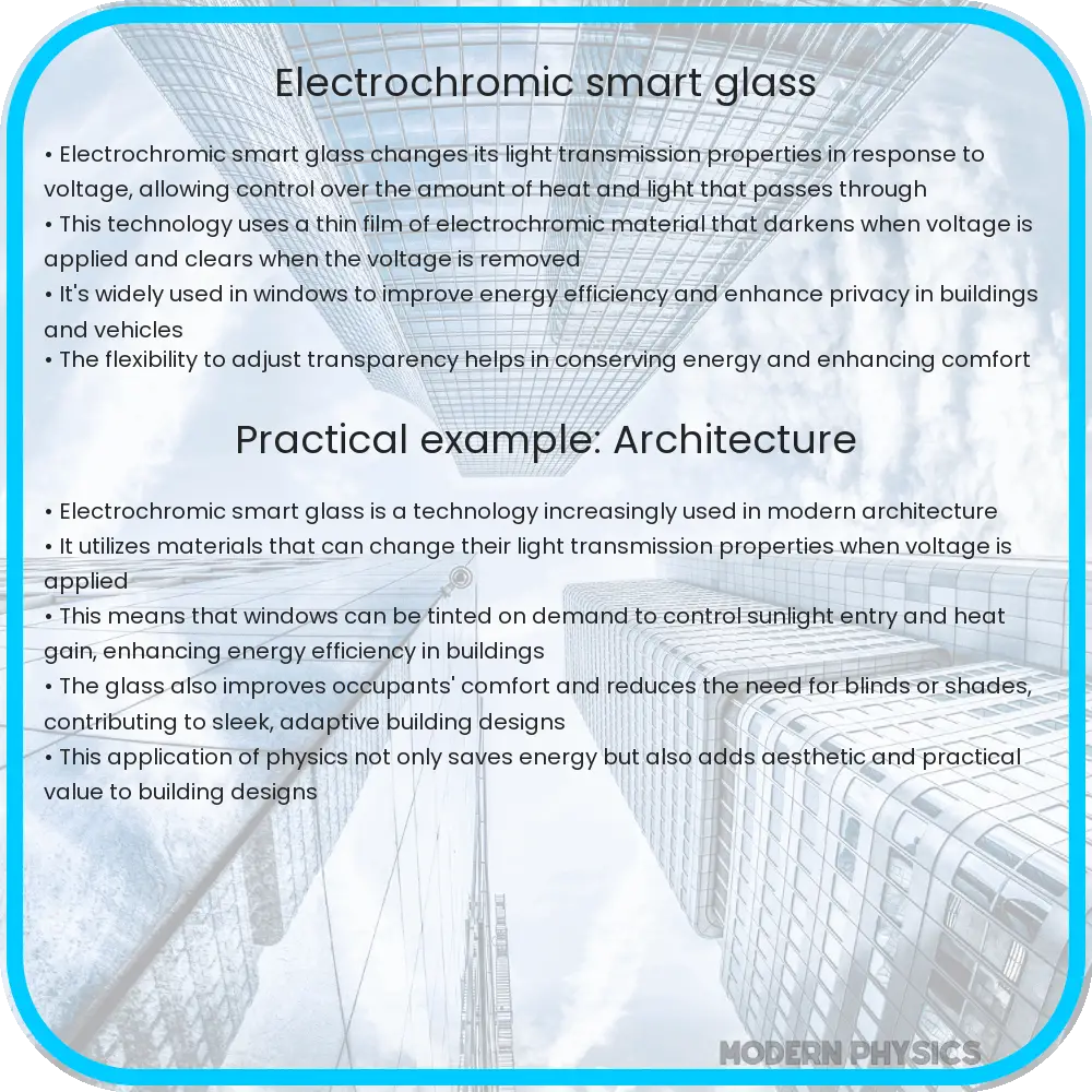 Electrochromic Smart Glass | Innovative, Energy-Efficient & Durable
