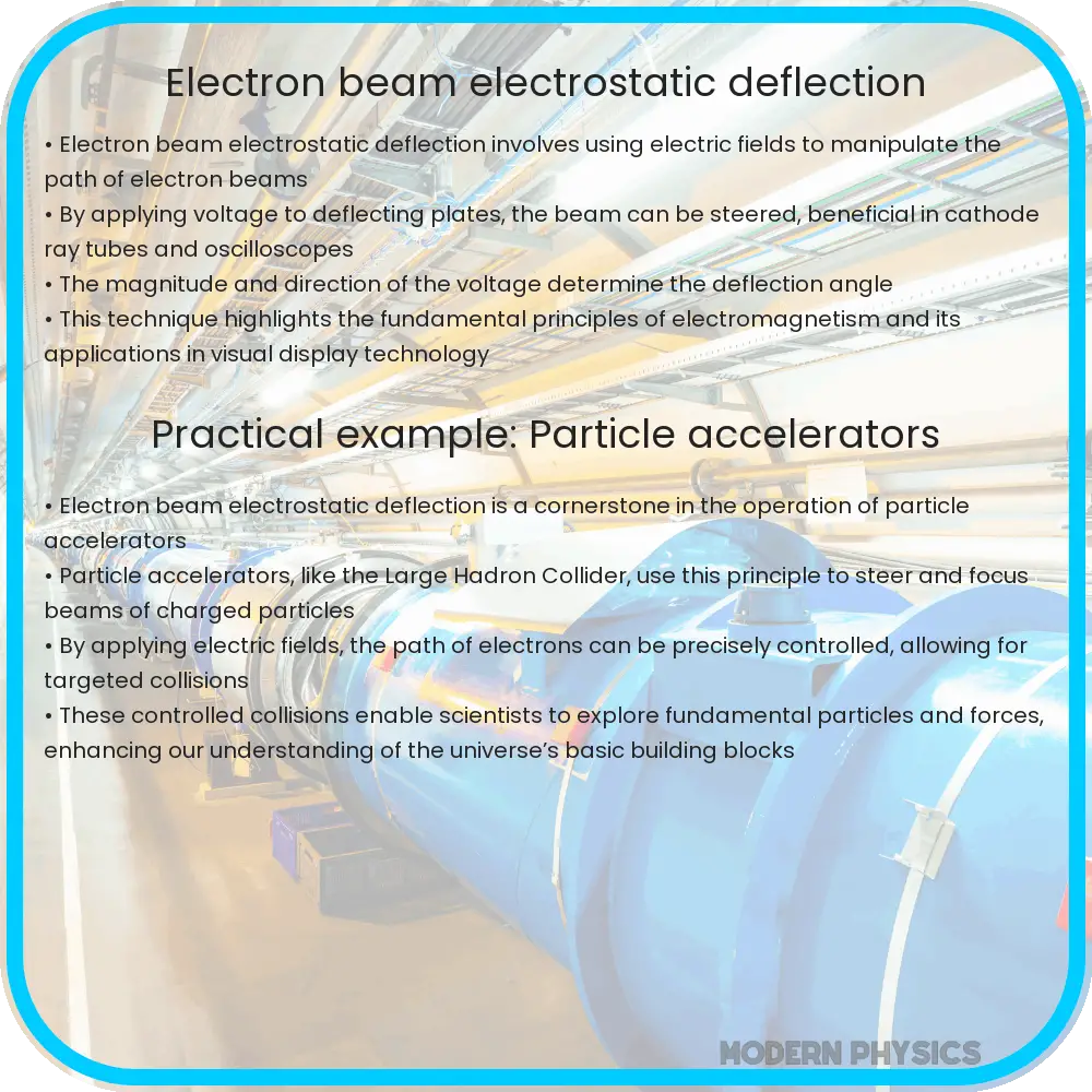 Electron Beam Deflection Precision Speed And Applications