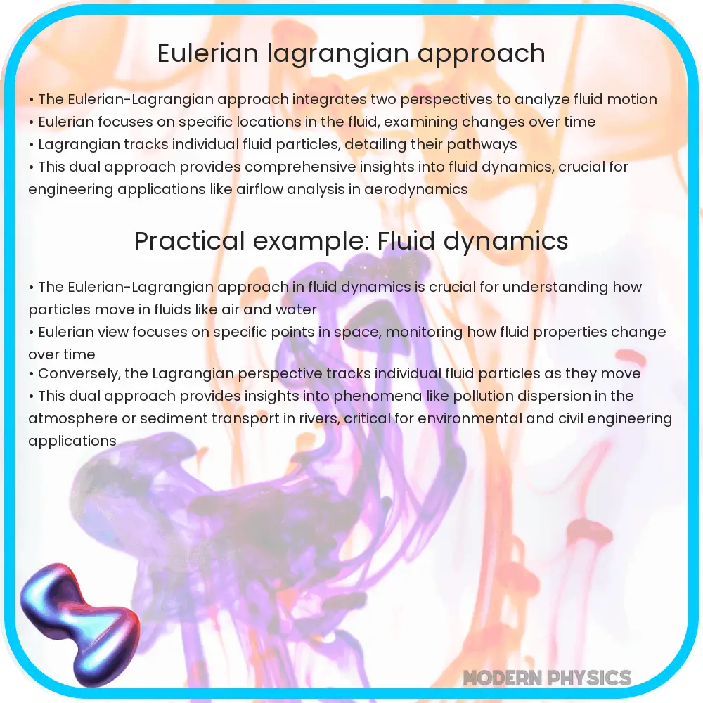 Eulerian Lagrangian Approach Fluid Motion Accuracy And Modeling