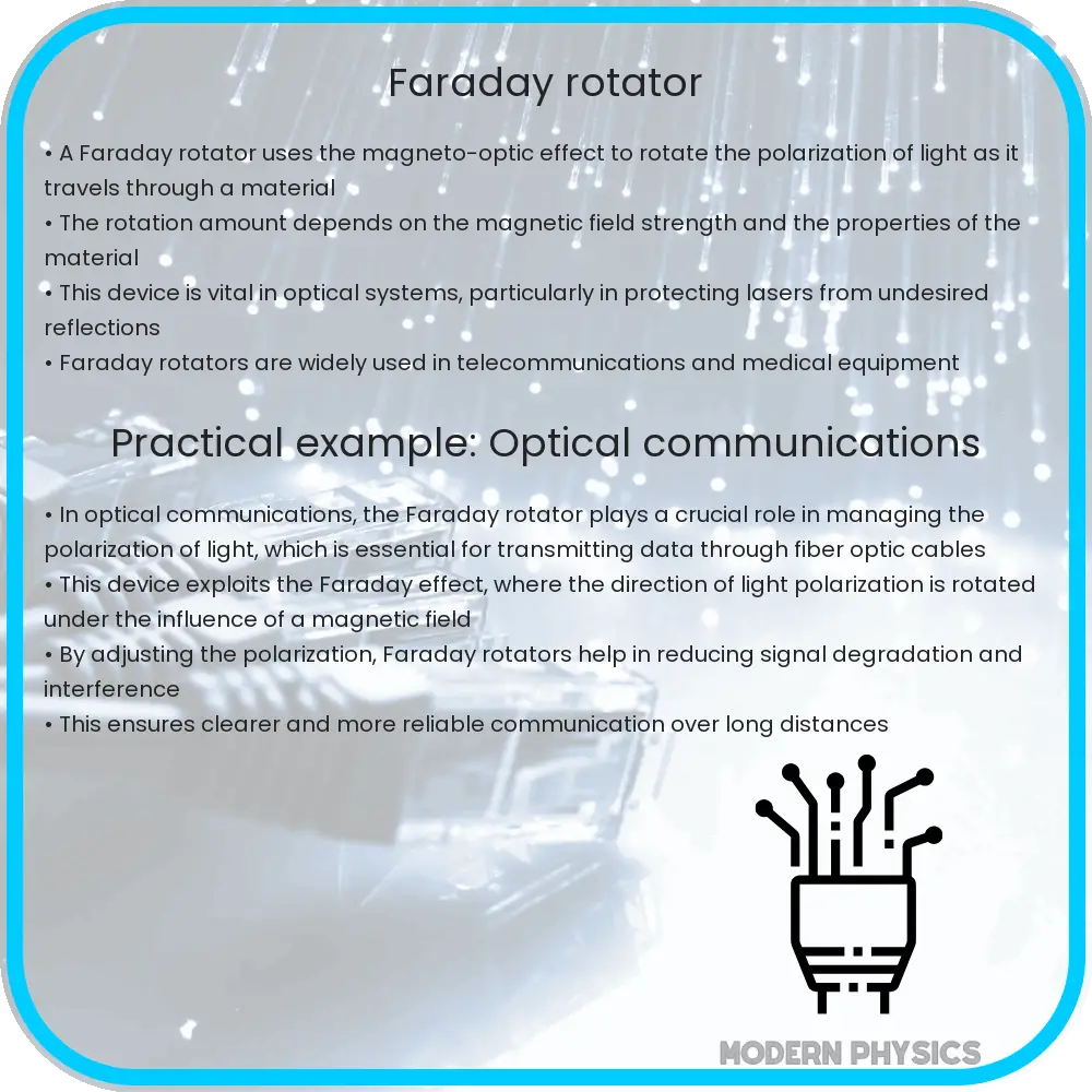 Faraday Rotator | Magnetic Effect, Optical Isolation & Polarization