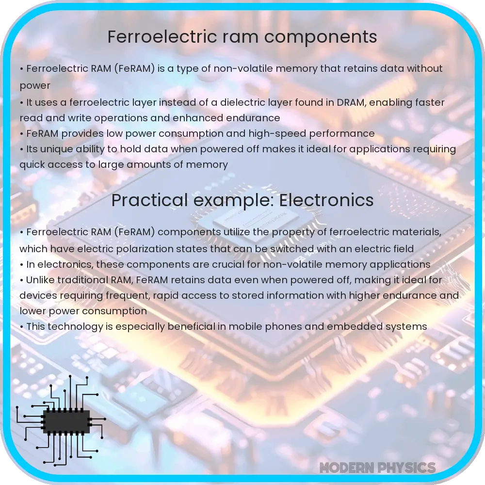 Ferroelectric RAM Components | Speed, Density & Endurance