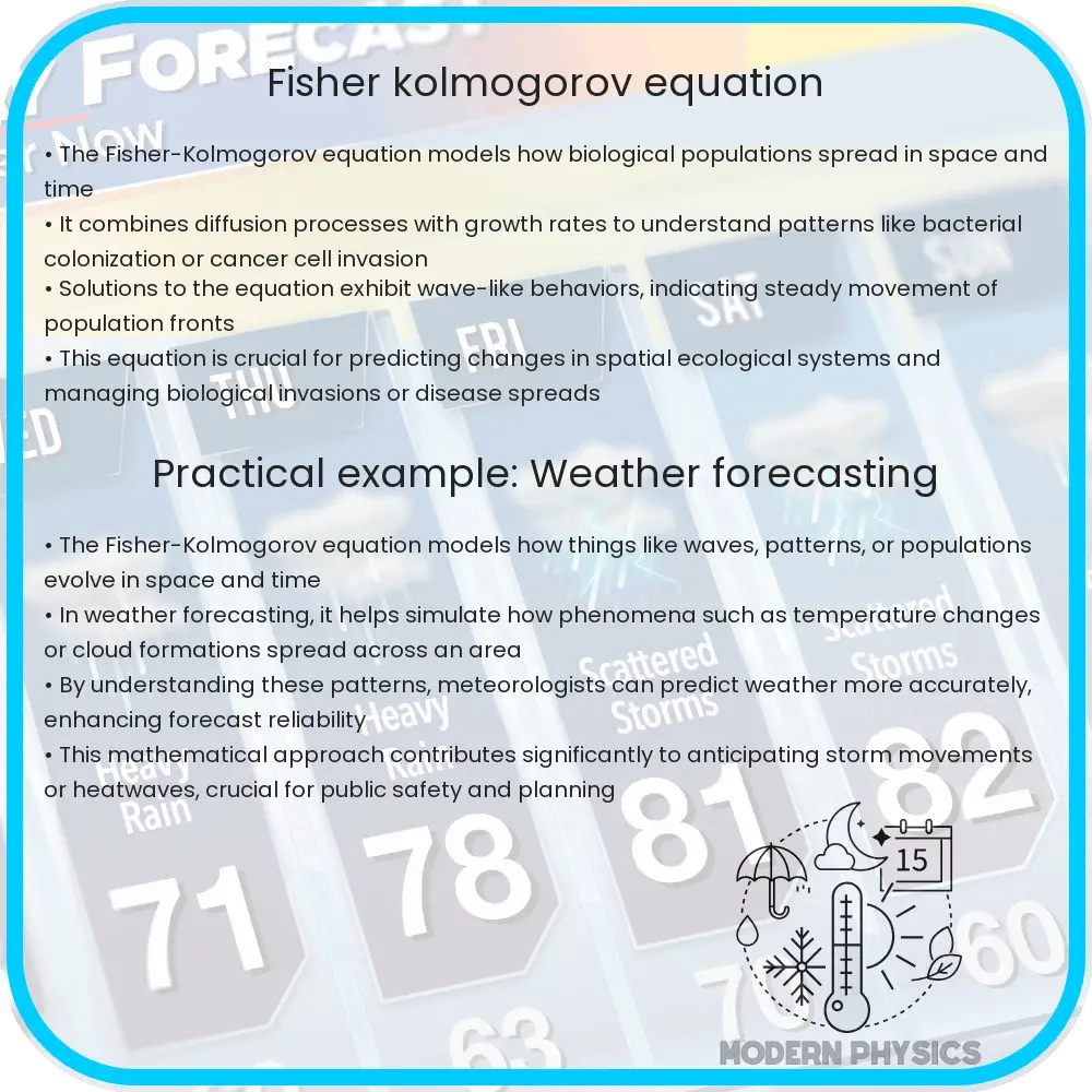Fisher-Kolmogorov Equation | Analysis, Applications & Theory