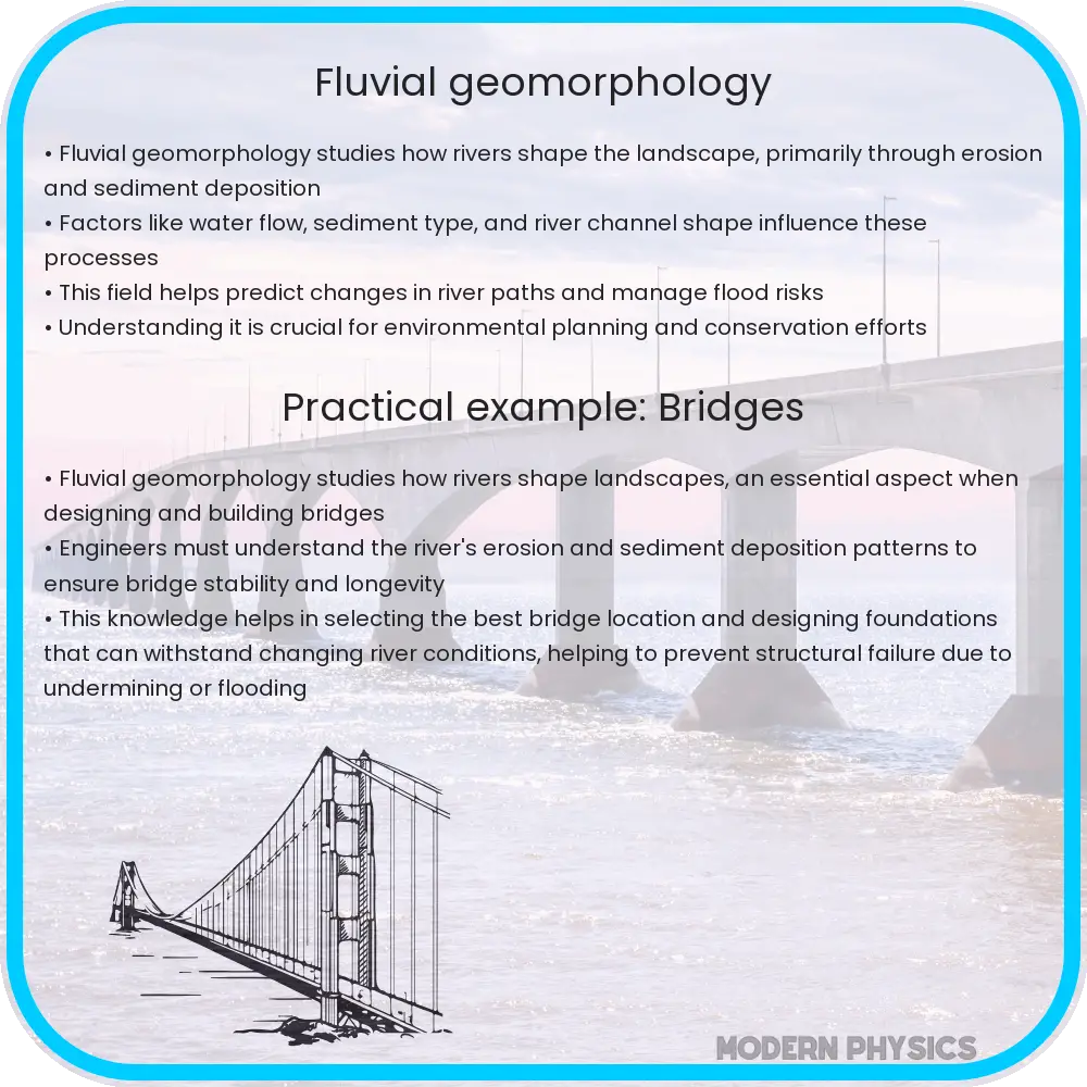 Fluvial Geomorphology | Erosion, Sediment Transport & River Forms