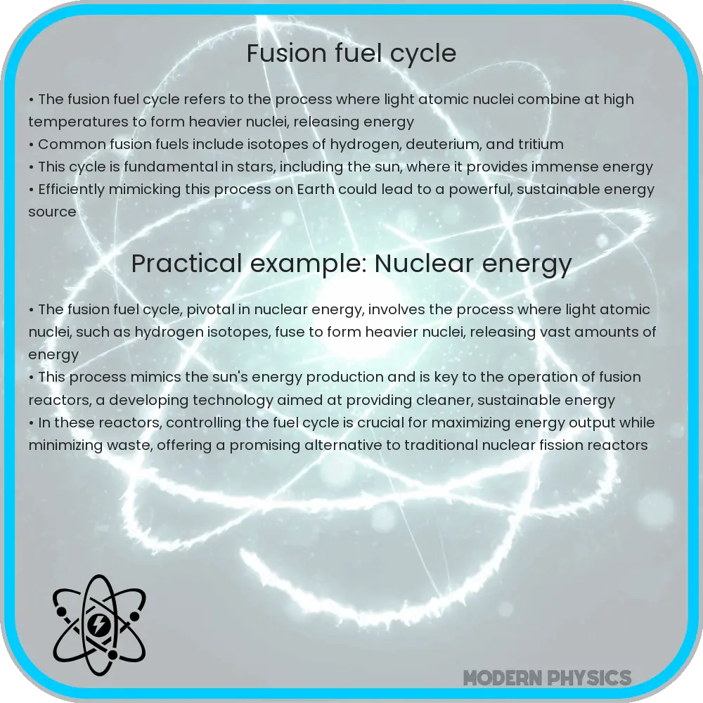 Fusion Fuel Cycle Efficiency Safety And Sustainability