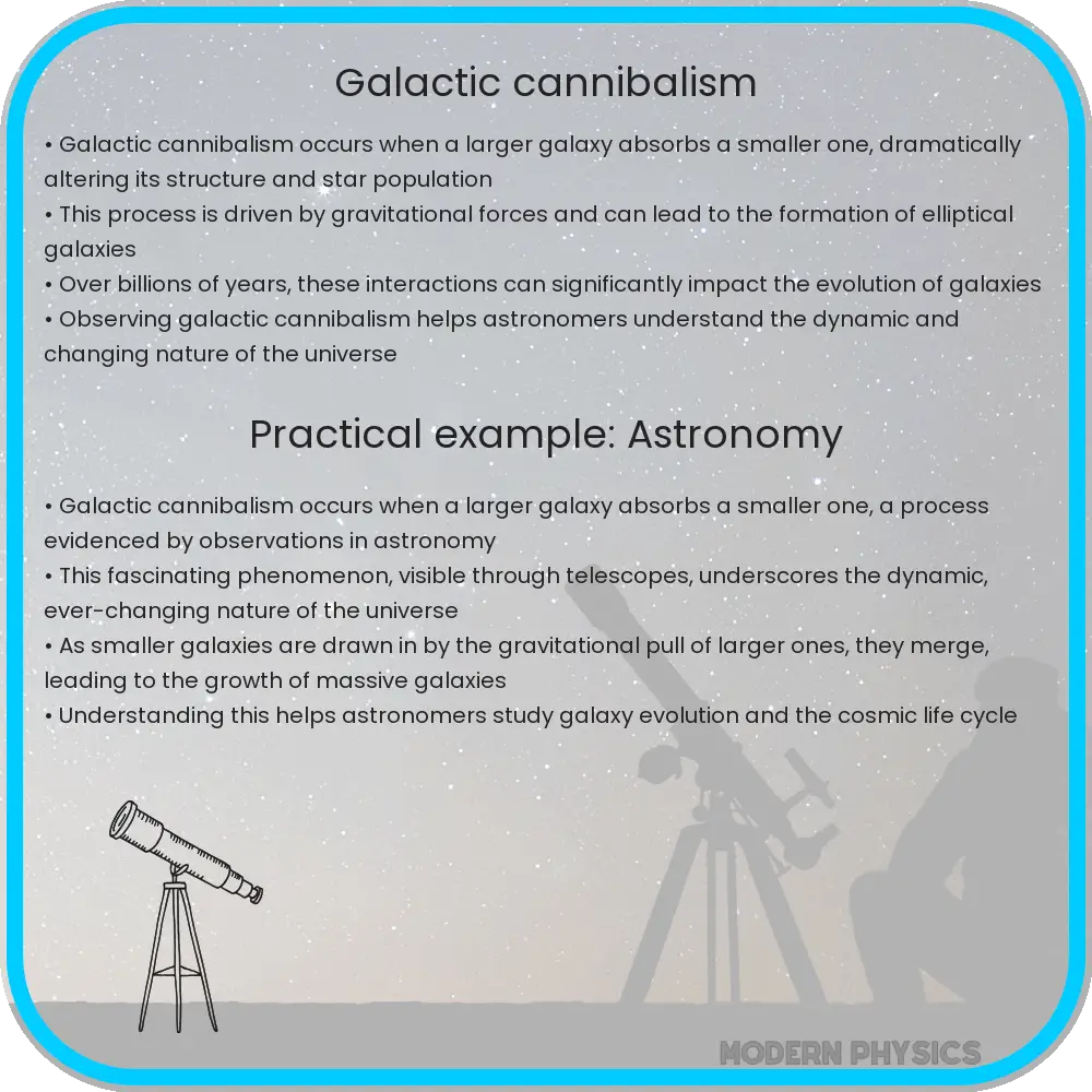 Galactic Cannibalism | Mystery, Evolution & Dynamics