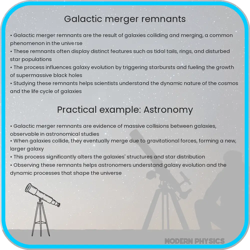 Galactic Merger Remnants | Mysteries, Evolution & Impact