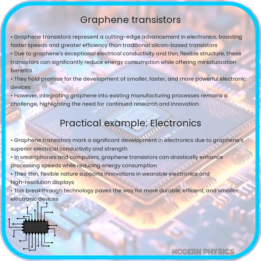 Graphene Transistors | Enhanced Speed, Flexibility & Efficiency