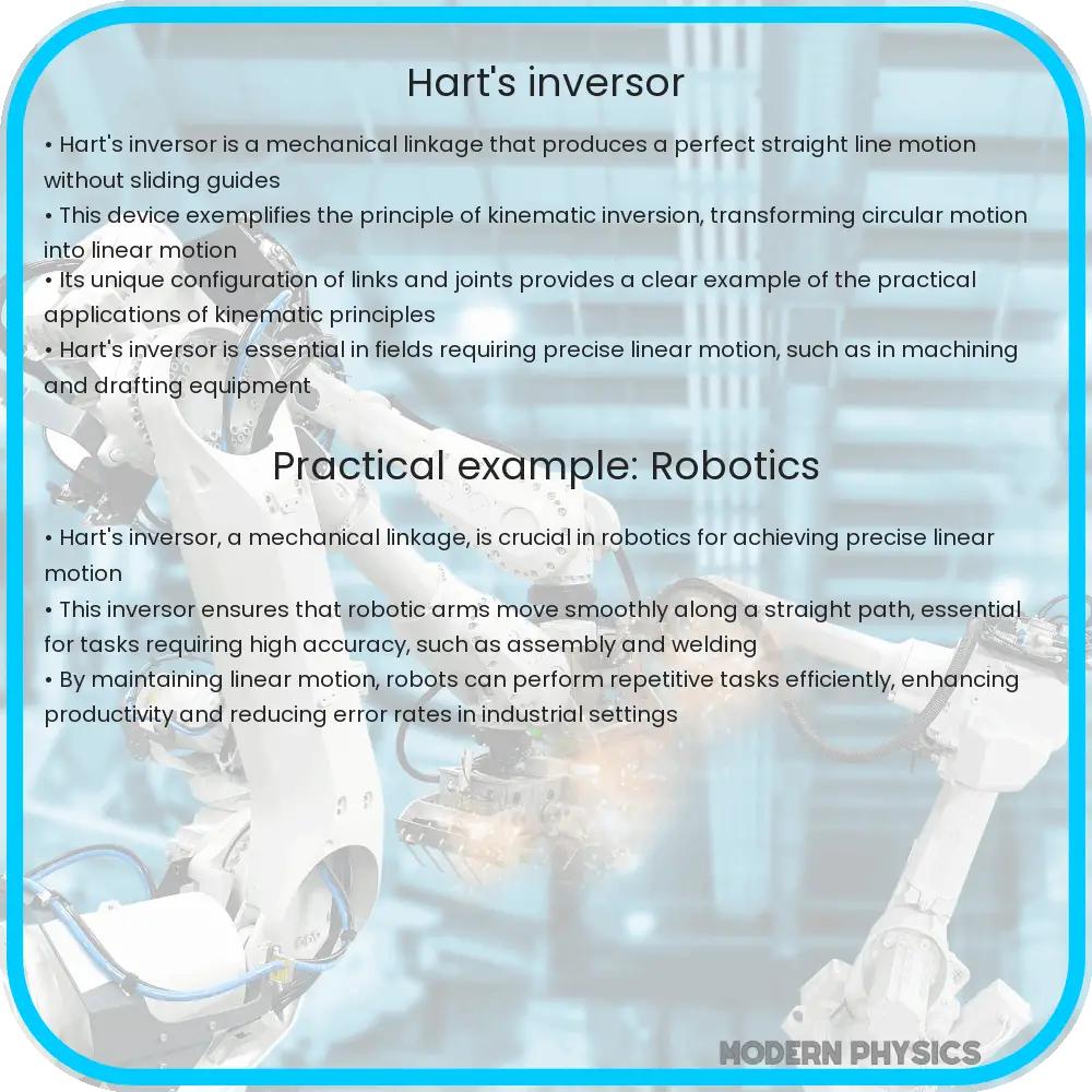 Hart's Inversor | Kinematics, Precision & Mechanics