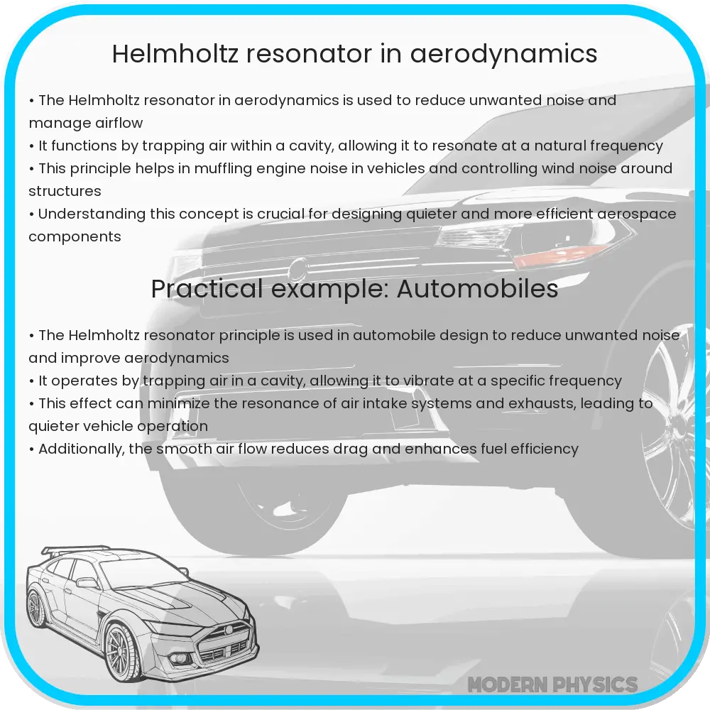 Helmholtz Resonator | Optimize Flow, Reduce Drag & Noise