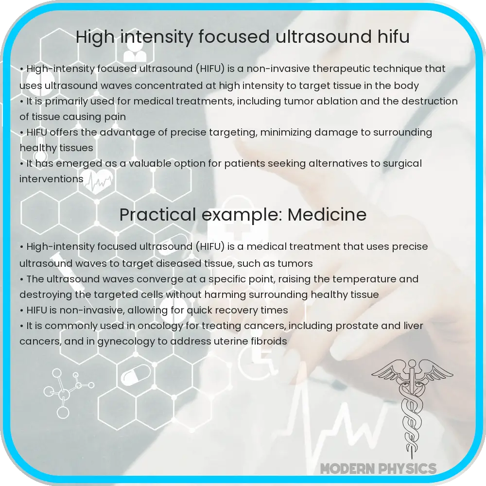 High-Intensity Focused Ultrasound | Precise, Non-Invasive & Effective