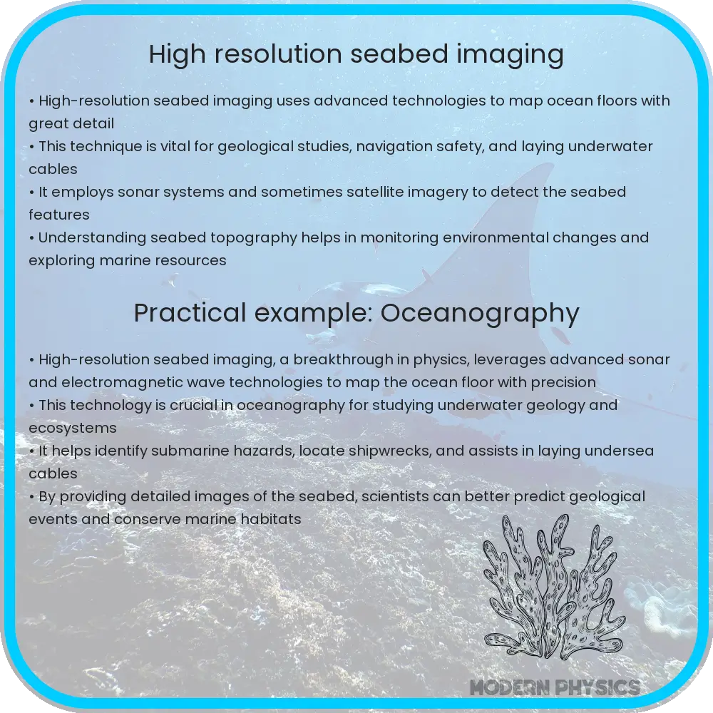 High-Resolution Seabed Imaging | Accuracy, Clarity & Depth