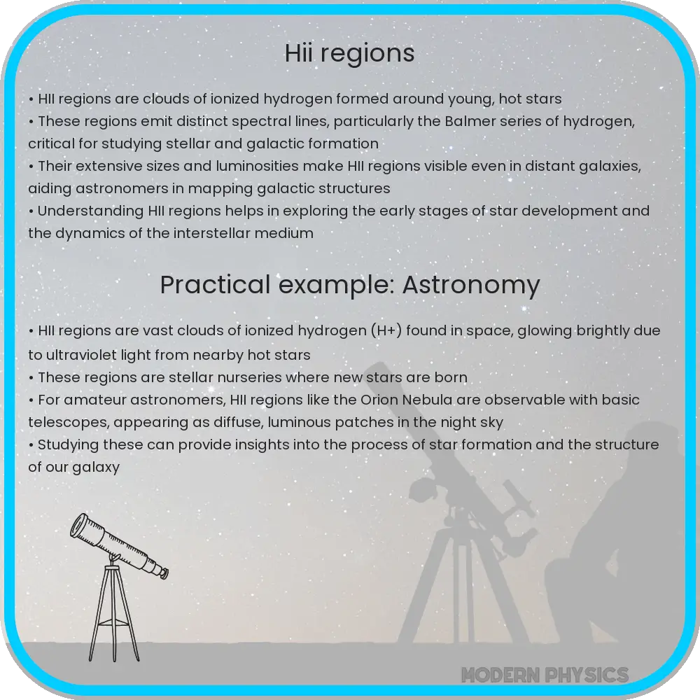 HII Regions | Galactic Structure, Emission & Star Formation