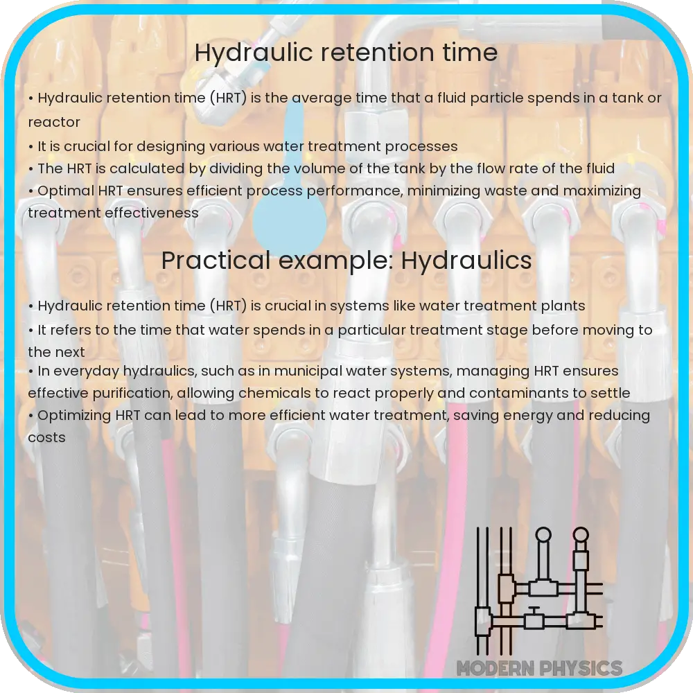 Hydraulic Retention Time | Efficiency, Design & Fluid Dynamics