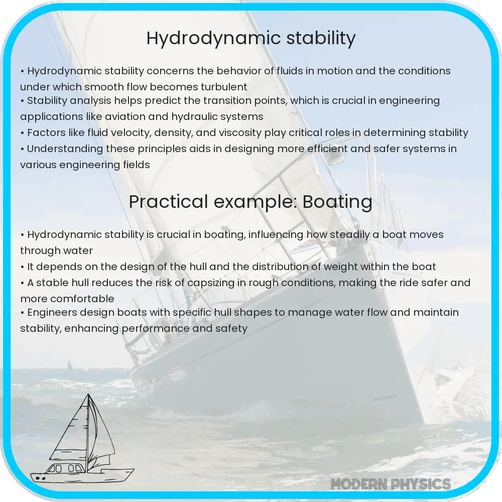 Hydrodynamic Stability | Fluid Dynamics, Analysis & Control