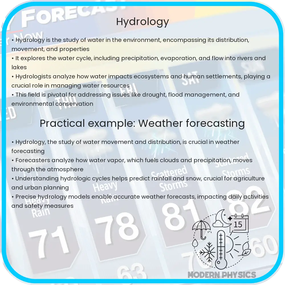 Hydrology | Water Cycle, Manage & Forecasting