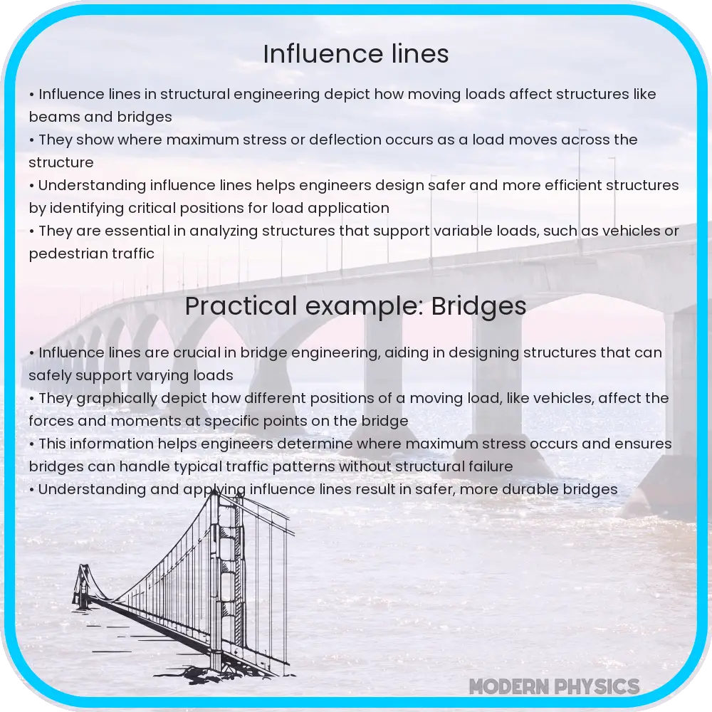 Influence Lines | Static Analysis, Load Impact & Design