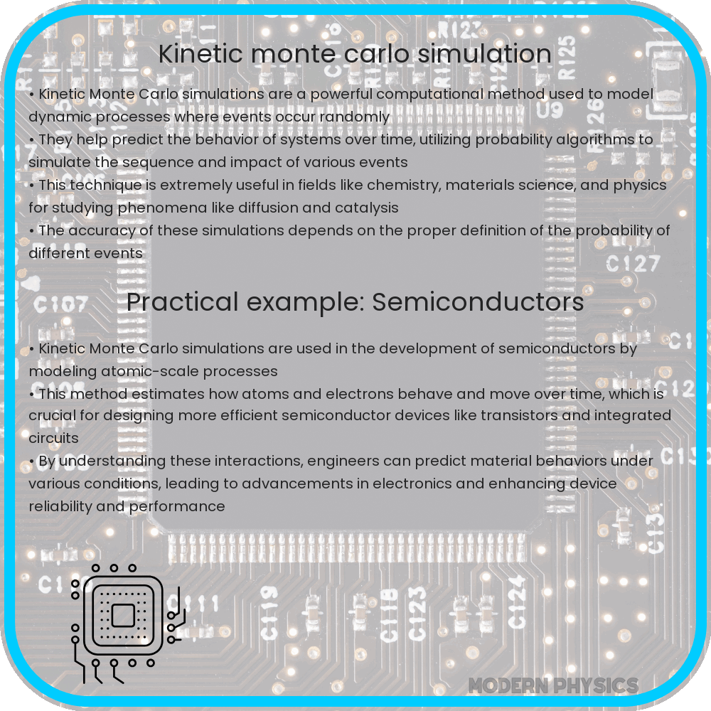 Kinetic Monte Carlo Simulation | Efficiency, Accuracy & Applications Kinetic Monte Carlo Simulation | Efficiency, Accuracy & Applications