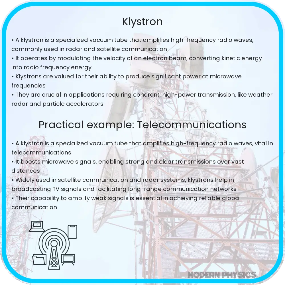 Klystron | Electrodynamics Expertise, Applications & Design