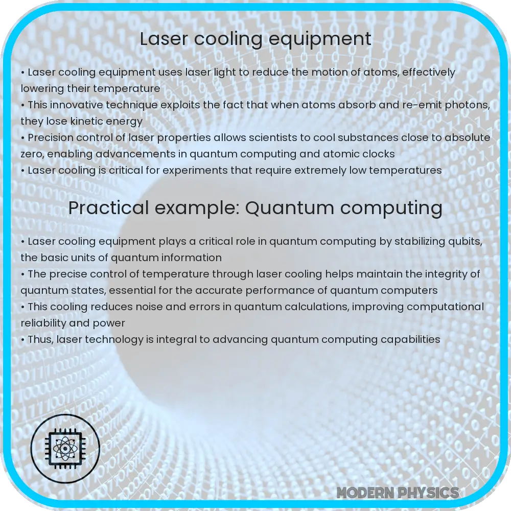 Laser Cooling Equipment | Precision, Innovation & Optics