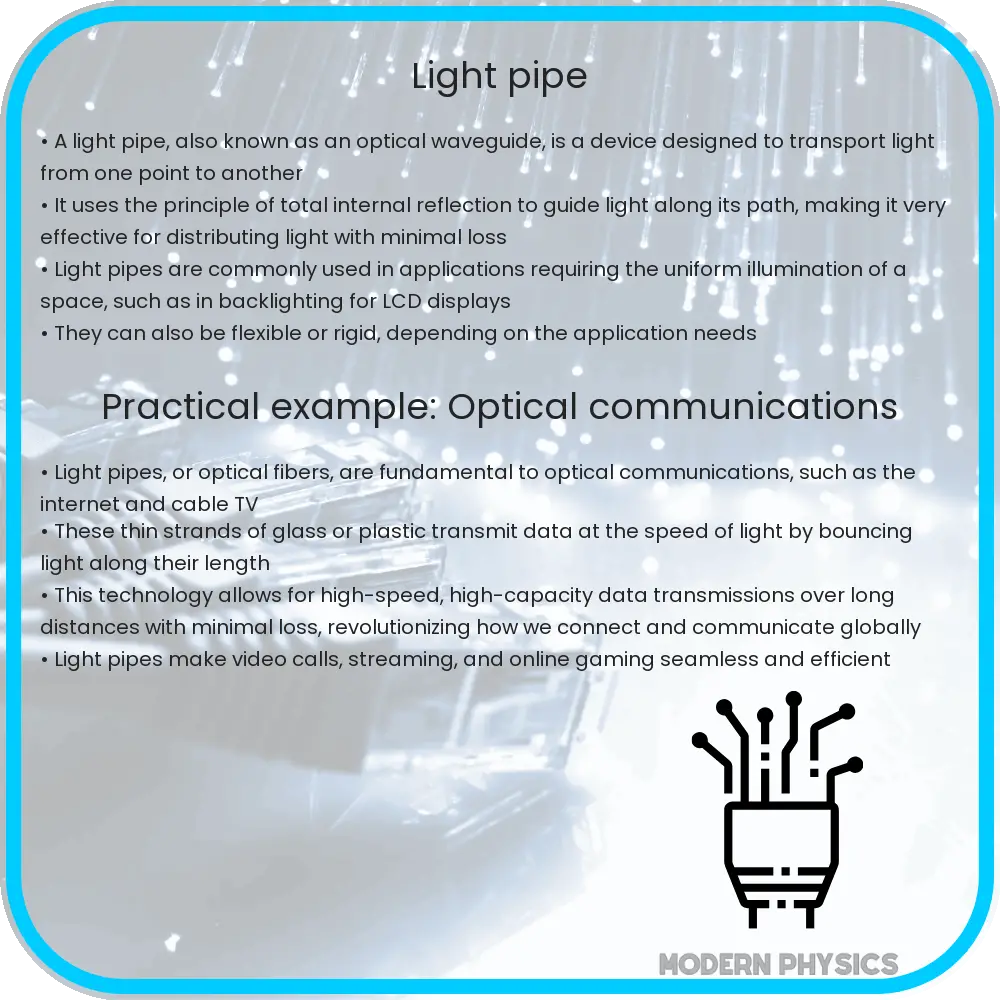 Light Pipe | Efficient Waveguiding, Precision & Clarity