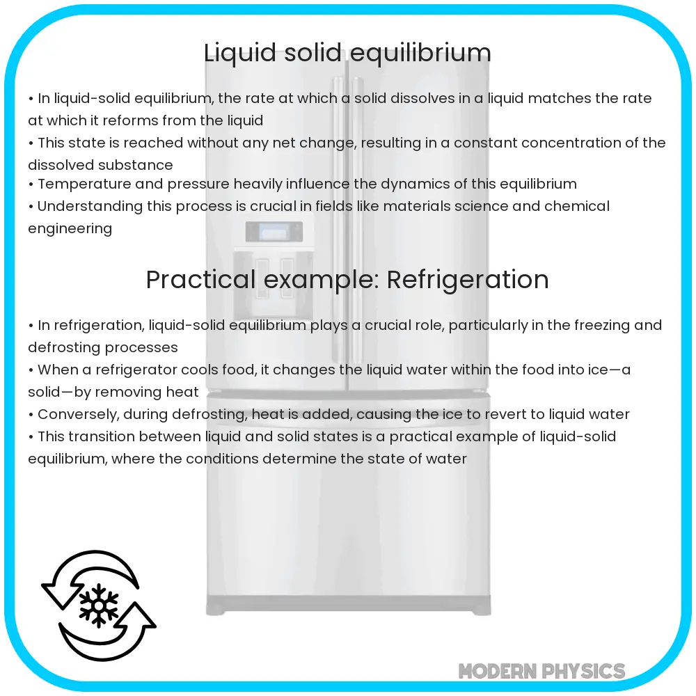 Liquid-Solid Equilibrium | Principles, Analysis & Modeling