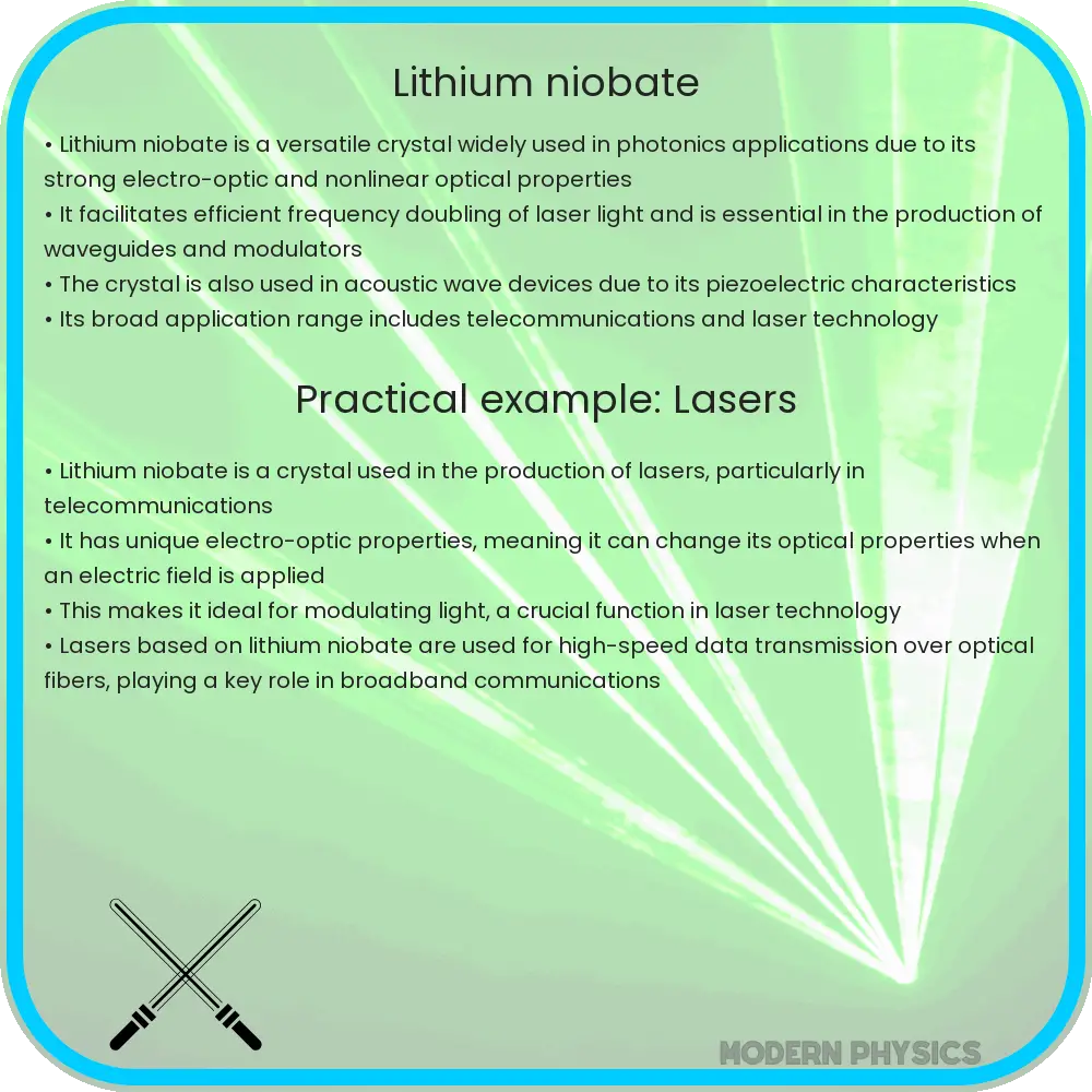 Lithium Niobate | Versatile Applications & Properties Lithium Niobate | Versatile Applications & Properties