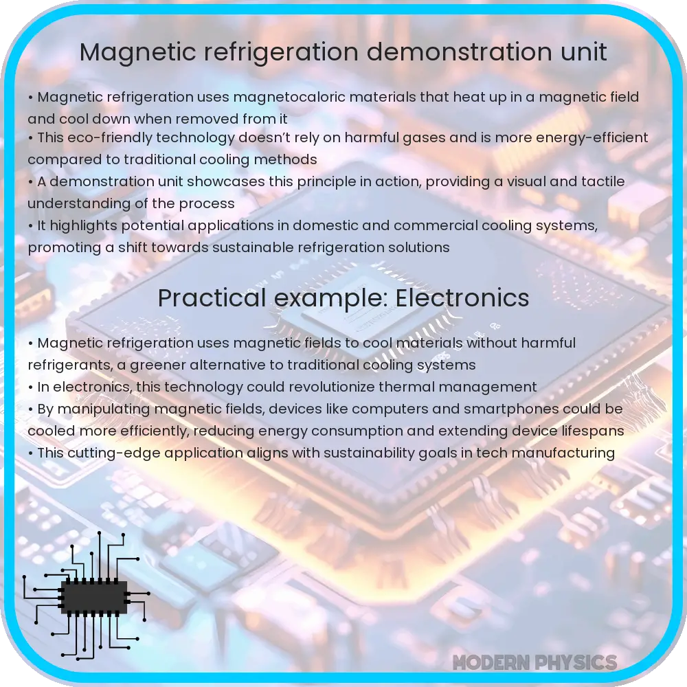Magnetic Refrigeration Unit | Efficient, Eco-Friendly & Innovative