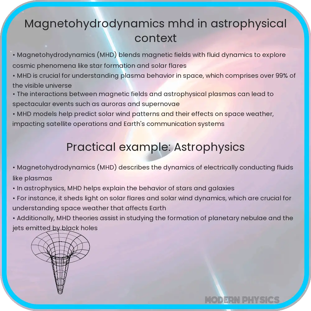 Magnetohydrodynamics | Cosmic Phenomena, Plasma Dynamics & Jets