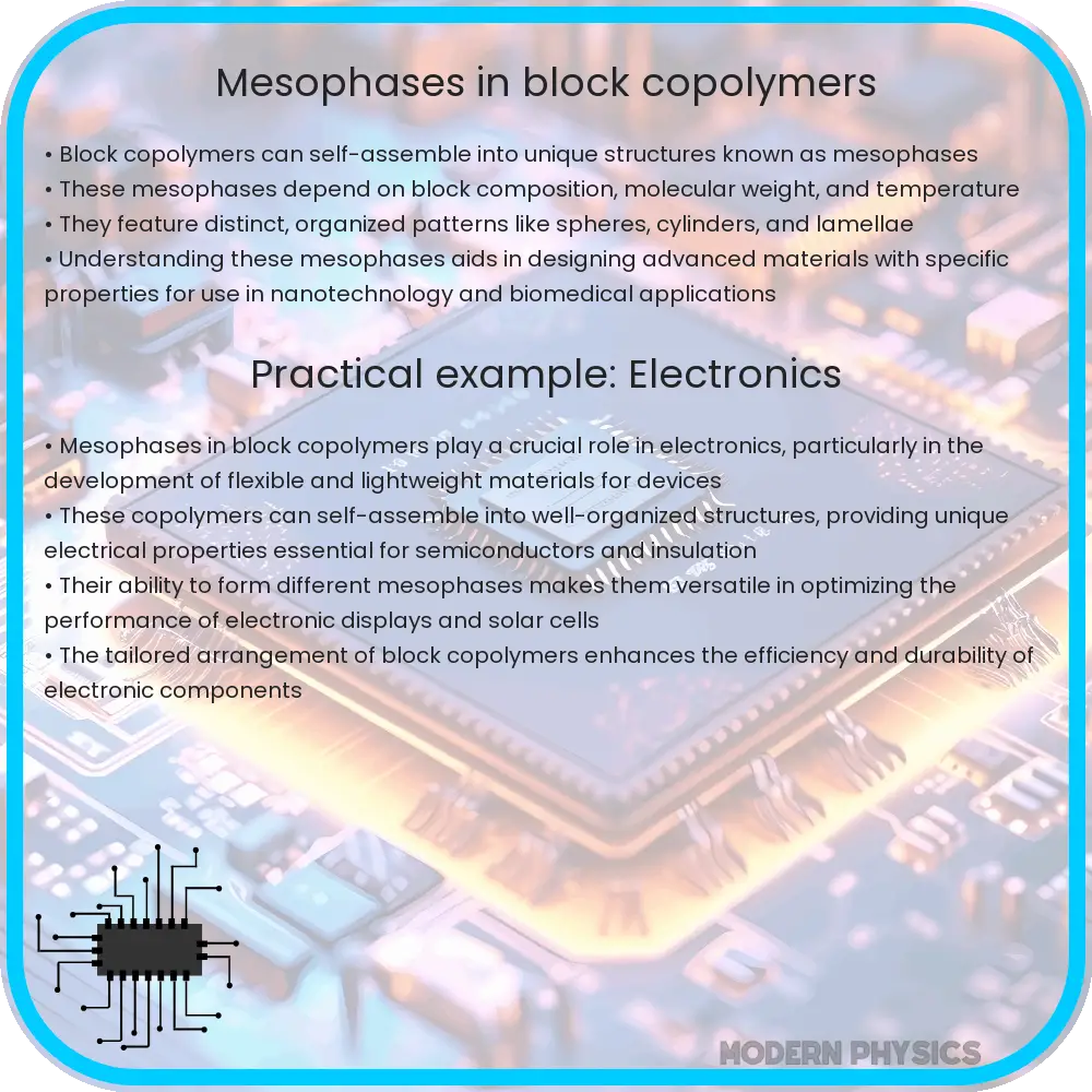 Mesophases in Block Copolymers | Structure, Dynamics & Applications